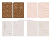 China Private Label 19.3*14.5cm Tattoo Practice Skin Microblading Inkless Permanent Makeup Training Tool for sale