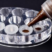 China 100pcs Professional Soft Silicone Tattoo Ink Cup for Tattoo Supplies for sale