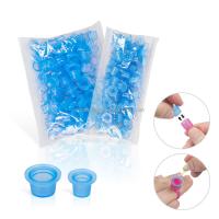China 100pcs Professional Soft Silicone Tattoo Ink Cup for Tattoo Supplies for sale