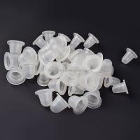 China Professional 100pcs Microblading Tattoo Soft Silicone Ink Cups Permanent Makeup Accessories for Tattoo Supplies for sale