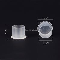 China Professional 1000pcs Permanent Makeup Microblading Tattoo Ink Cup with Base Design Accessory Kit for sale
