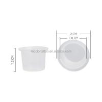 China Professional 100pcs Microblading Tattoo Ink Cups Accessory for Permanent Makeup for sale