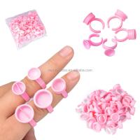 China Professional 100pcs Microblading Tattoo Ink Rings for Permanent Makeup High Quality Accessory for sale