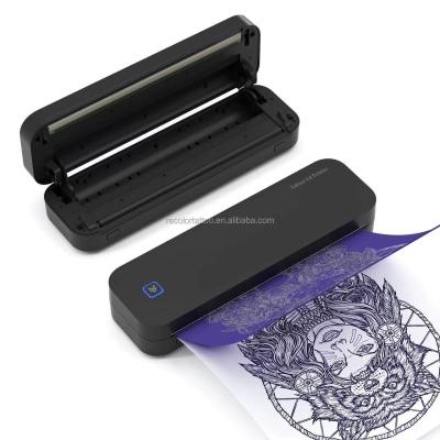 China Wireless Tattoo Transfer Stencil Printer A4 Thermal Copier Machine Plastic Compatible with Smartphone and PC for sale