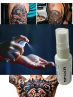 China Private Label 30ml Plastic Permanent Makeup Tattoo Spray Body Art Beauty Concept for sale