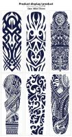 China Herbal Juice Series Full Arm Tattoo Sticker Waterproof and Sweatproof Semi-Permanent Body Art Design for sale