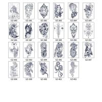China Long-Lasting 15 Days Waterproof Herbal Juice Body Tattoo Stickers New Sun Design with Lotus for Men and Women for sale