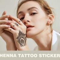 China Private Label Hand-Painted Temporary Henna Tattoo Stickers Water Transfer Design for sale