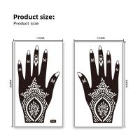 China Private Label Hand-Painted Temporary Henna Tattoo Stickers Water Transfer Design for sale