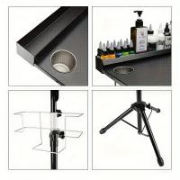 China Upgraded Metal Tattoo Workbench with Adjustable Protect Film Rack Portable Accessory for Beauty Permanent Makeup Studio for sale