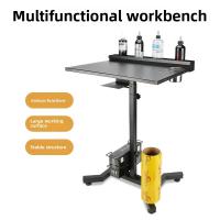 China Multi-Functional Stainless Steel Tattoo Workbench Console Table with Ink Pigment Holder for sale