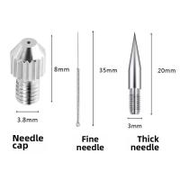 China Original Beauty Instrument Accessories German White Stainless Steel Dot Mole Pen Needle Spot Sweeper Eye Massage Equipment for sale
