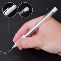 China White Waterproof Anti-Sesame Oil Embroidery Marker Pen Plastic Beauty Makeup Tool for Eyebrow Permanent Makeup Accessories for sale