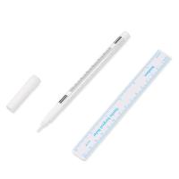 China Easy-to-Erase White Permanent Makeup Marker Pen for Laser Beauty Micro Needle Embroidery Skin Positioning-Durable Plastic for sale