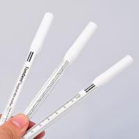 China Easy-to-Erase White Permanent Makeup Marker Pen for Laser Beauty Micro Needle Embroidery Skin Positioning-Durable Plastic for sale