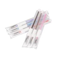 China Pink Waterproof Embroidery Marker for Eyebrow Positioning Anti-Sesame Oil Skin Bleeding Waterproof Permanent Makeup Plastic for sale
