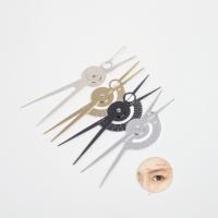China 3D Tattoo Equidistant Scale Pattern Measuring Tool Stainless Steel Three-Point Positioning Balance Ruler Compass with Gold Scale for sale
