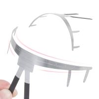 China Second Generation Embroidered Stainless Steel Eyebrow Ruler Stencil Three-Point Positioning Balance for Permanent Makeup for sale
