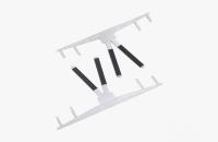 China Second Generation Embroidered Stainless Steel Eyebrow Ruler Stencil Three-Point Positioning Balance for Permanent Makeup for sale