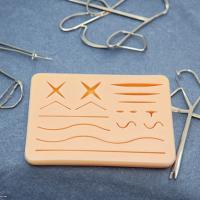 China Private Label Medical Consumables Beauty Suture Practice Skin Pad Simulation Absorbable Skin Suture Module for sale