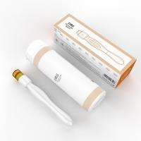 China Gold Stamp Microneedle Roller 40 Needles 0.2-3.0mm Manual Care Beauty Salon Product with 0.5mm Face Essence Absorb Micro Needles for sale