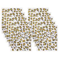 China Cross Mirror Face Cheetah Cat Whiskers Leopard Tattoo Sticker New Print Paper Body Application with Hot Stamp for Halloween for sale