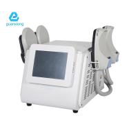 China 4 Handles Ems Tesla Muscle Stimulator Body Slimming Machine Air Cooling System for sale