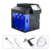 China Home Facial Microderm Beauty Therapy Machine Acne Scar Treatment 7 Inch Screen for sale