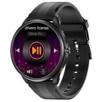 China Music Player Men Wrist ECG Smart Watch 240*240 Screen 316L Stainless Steel Case for sale