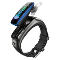 China Smart 2 In 1 BT ECG Smart Watch IP67 Heart Rate Monitor Wristband for sale