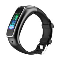 China Smart 2 In 1 BT ECG Smart Watch IP67 Heart Rate Monitor Wristband for sale