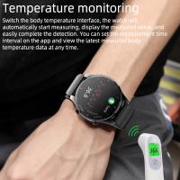China Medical Sphygmomanometer P50 Smartwatch Air Pump Airbag True Blood Pressure Oxygen Temperature Heart Rate Monitor Smart Watch for sale