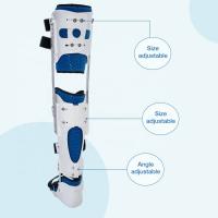 China High Quality Plastic Comfortable Medical Knee Ankle Foot Orthosis Brace With Hinge Orthopedic Knee Brace for sale