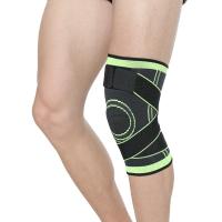 China Fitness Outdoor Knitted Sports Knee Pads Washable Running Compression Knee Sleeve for sale