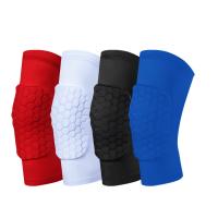 China High Elastic Protection Compression Leg Brace Anti Collision Honeycomb Leg Sleeve for sale