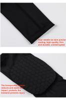 China High Elastic Protection Compression Leg Brace Anti Collision Honeycomb Leg Sleeve for sale