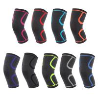 China High Elasticity Football Compression Knee Sleeve Lifting Knee Support Pads Wearable OEM for sale