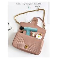 China Double Handle Urban Fitness Mini Massage Gun Deep Tissue Percussion Muscle Massage Gun for sale