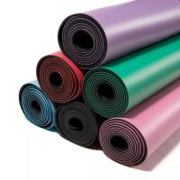 China 5mm PU Natural Rubber Eco Friendly Yoga Mat High Resilience 68*183cm for sale