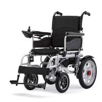 China Reinforced Lightweight Foldable Electric Wheelchair Chromed Steel Multi Functional for sale
