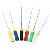 China Dental instruments stainless steel root canal file K file, manual multi-model, used for root canal treatment and filling for sale