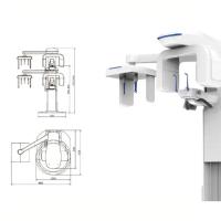 China Dental Intelligent 2D CT Panorama X Ray Machine Irradiation Ceph Panoramic Imaging for sale