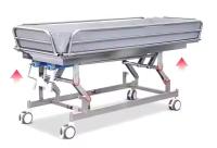 China Hot sale Height Bath Bed Vehicle first Aid Hospital Medical Stainless Steel Hydraulic Shower for sale