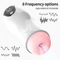 China Best Selling Smart Counting Male Masturbation Vibration Sucking Masturbator Cup Material ABS+TPE for sale