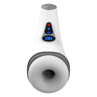 China LCD Display Touch Control 9 Frequency Vibration Suction Smart Voice Automatic Sucking Heating Male Masturbators Cup for sale