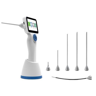 China ENT Surgical Instrumnets Video Otorhinolaryngoscope with Insertion Tube 3.2 Inch Touchscreen Otoscope Video Otoscope for sale