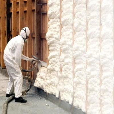 China Polyurethane Spray Foam Insulation Blend Polyols 245fa Blowing Agent 30-40kg/m3 Density for sale