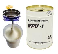 China VPU-1 Hydrophilic Polyurethane Grouting Material 150-350 mpa.s Viscosity 10-100s Gel Time Waterproof for sale