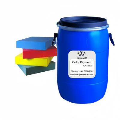 China PU Rigid Foam Color Paste - Heavy Metal Free Pigment Dispersion for Industrial Polyurethane Applications for sale