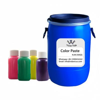 China Polyurethane Color Paste for Foam Manufacturing - Heavy Metal Free Pigment Dispersion in Poly Polyol Carrier for sale